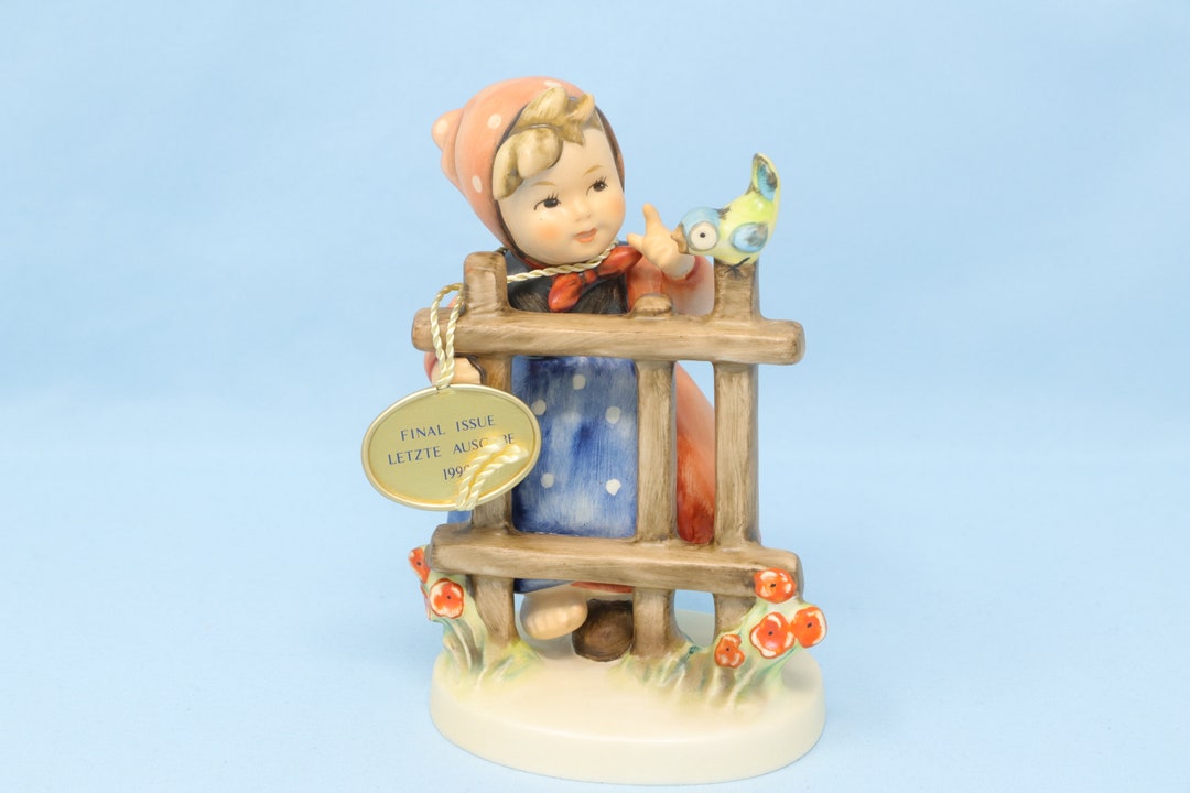 MINT 5" Hummel Signs of Spring #203/1, TMK6, Hummel Girl, Bird on a ...
