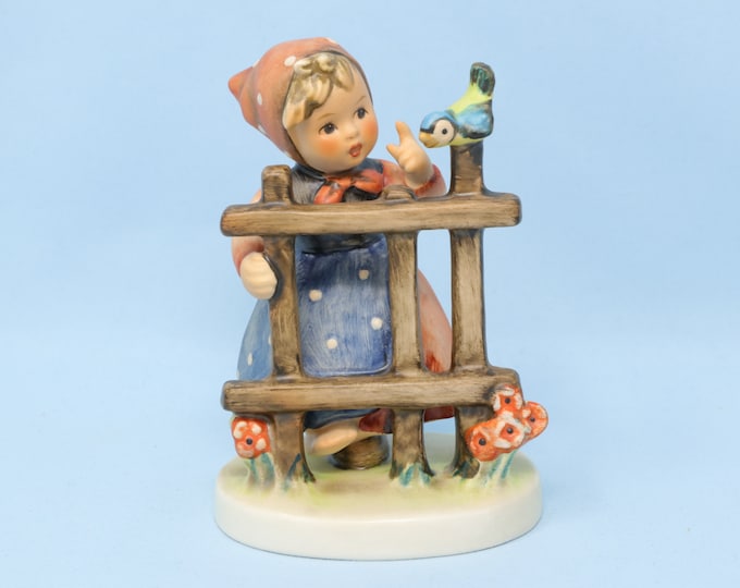 Excellent Vintage 4" Hummel Signs of Spring #203 2/0, TMK6, Hummel Girl ...