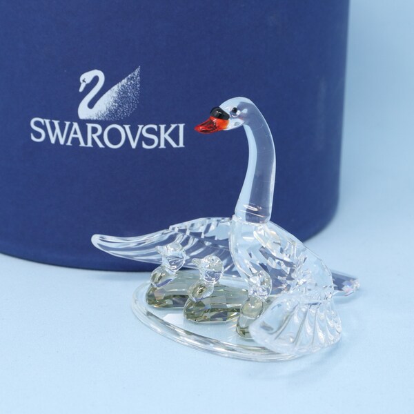 Swarovski Swan - Etsy