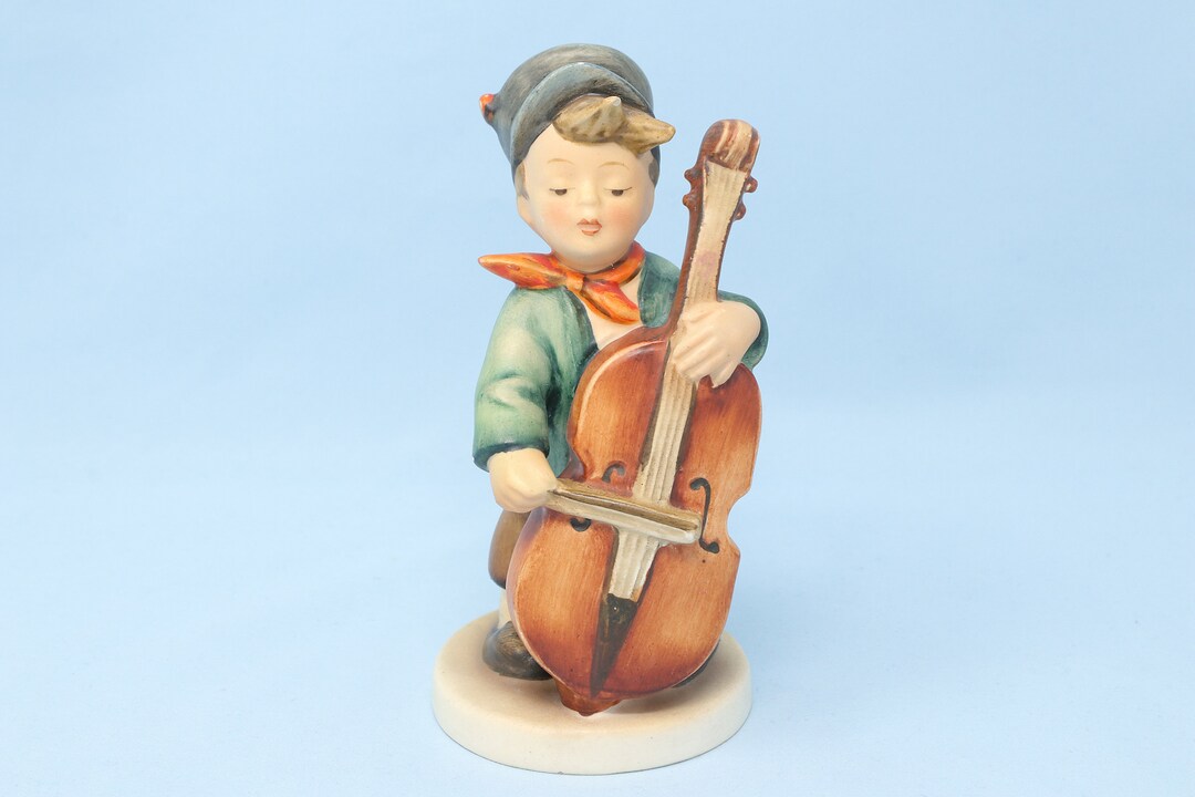EARLY TMK2 Hummel Sweet Music Figurine #186, 5" Tall Hummel Boy Playing ...
