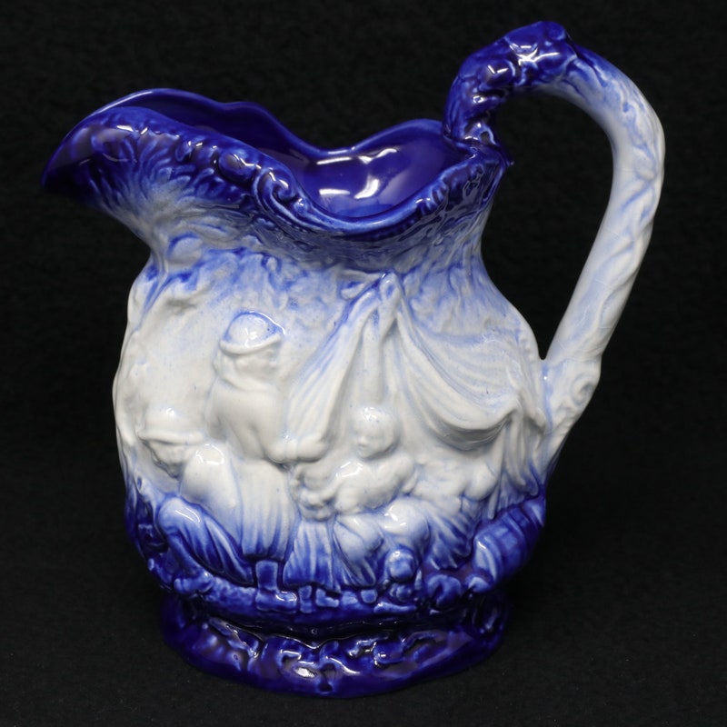 Flow Blue Pitcher - Etsy