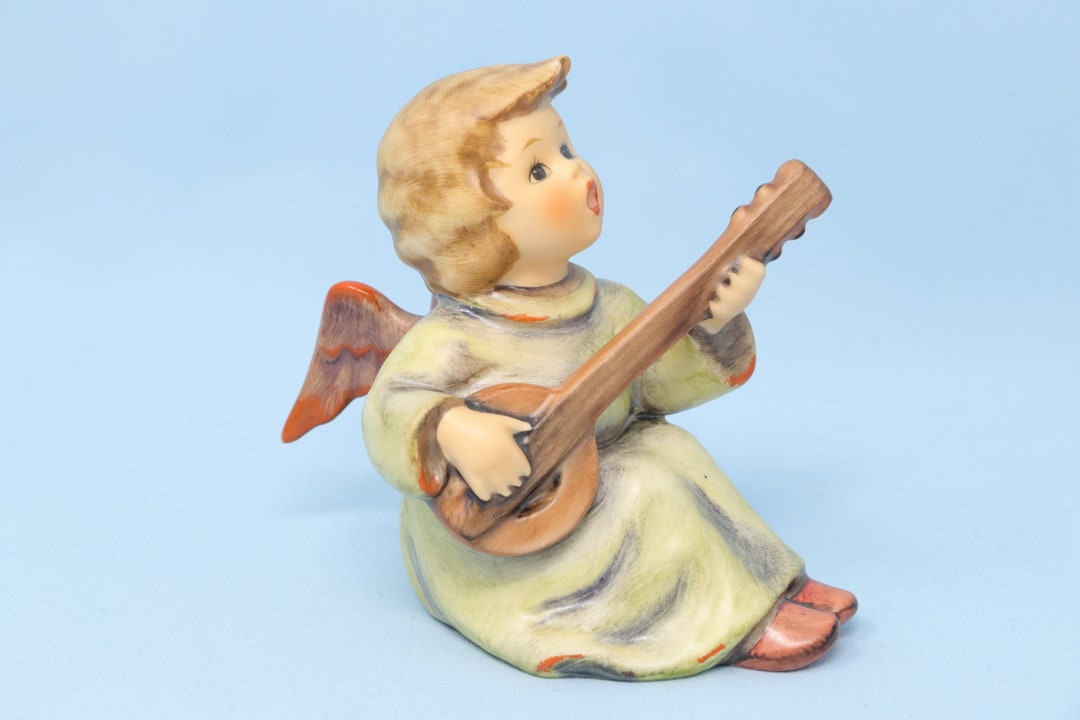 MINT 3.5" Hummel Sounds of the Mandolin #438, Hummel Angel Playing ...