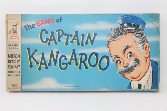 RARE COMPLETE 1956 Captain Kangaroo board game Milton Bradley | Etsy