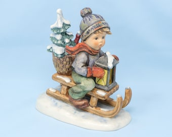 LARGE MINT Hummel Ride Into Christmas Figurine 396, 5.5 Tall, TMK5 ...