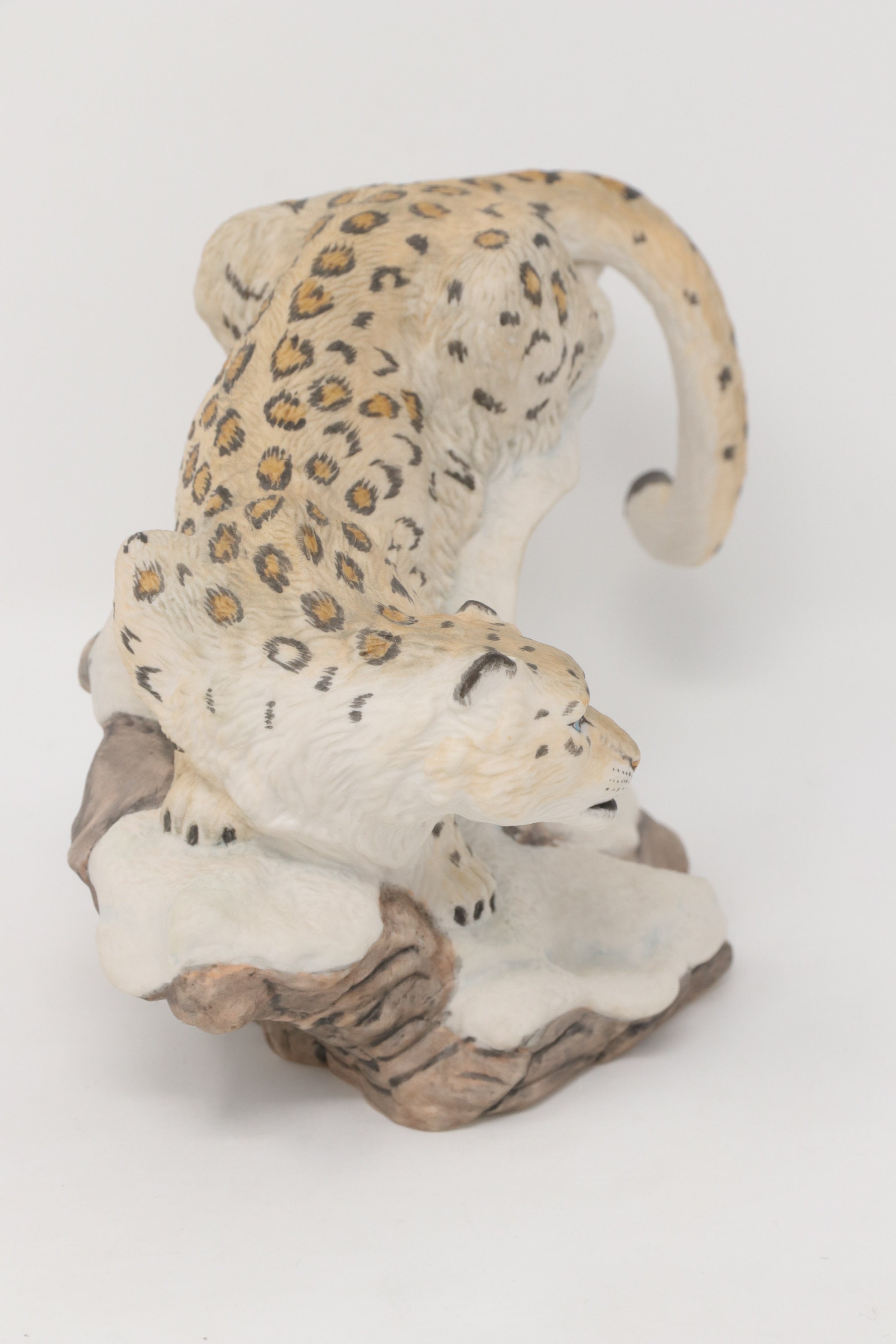 MINT 6 Snow Leopard figurine Franklin Mint National | Etsy