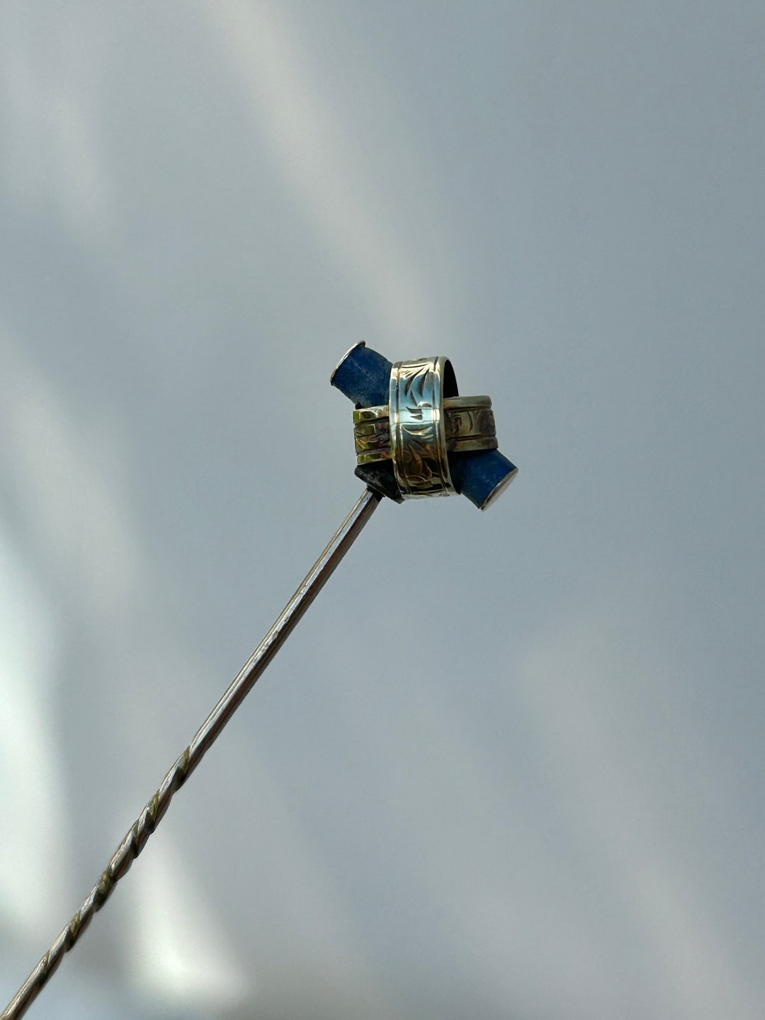 Antique Gold Stick Pin Brooch - Etsy