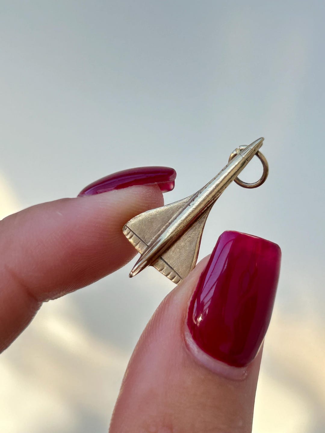 Vintage 9ct Yellow Gold Spitfire / Plane Charm / Pendant - Etsy