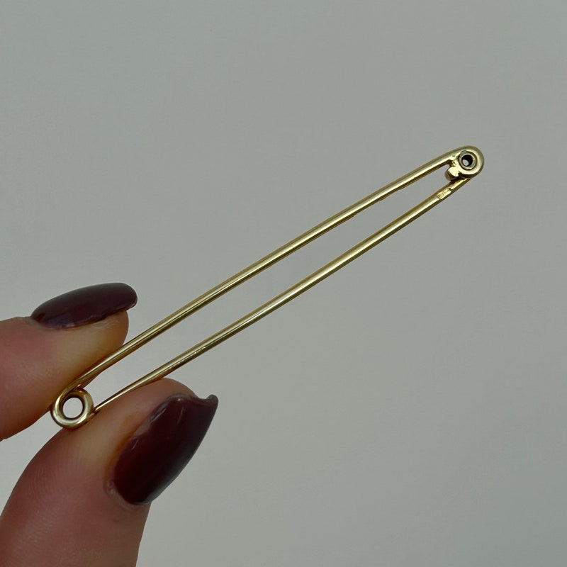 Antique Safety Pin - Etsy
