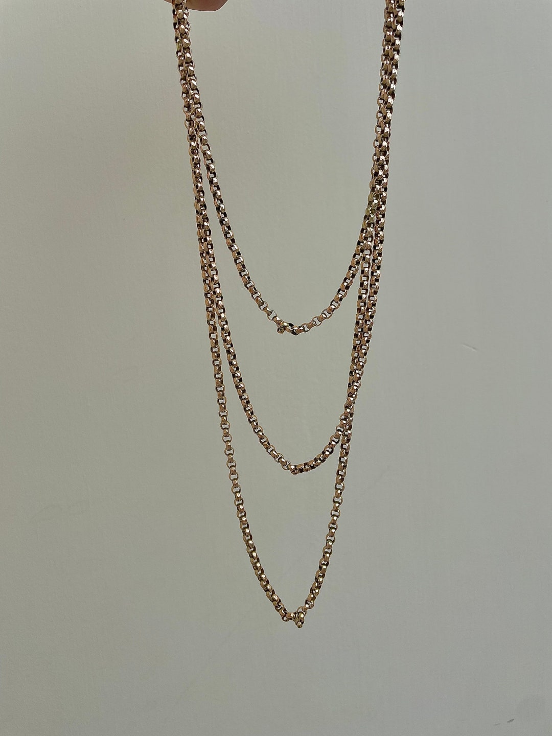 Victorian Antique 9ct Gold Extra Longguard Heavy Chain - Etsy