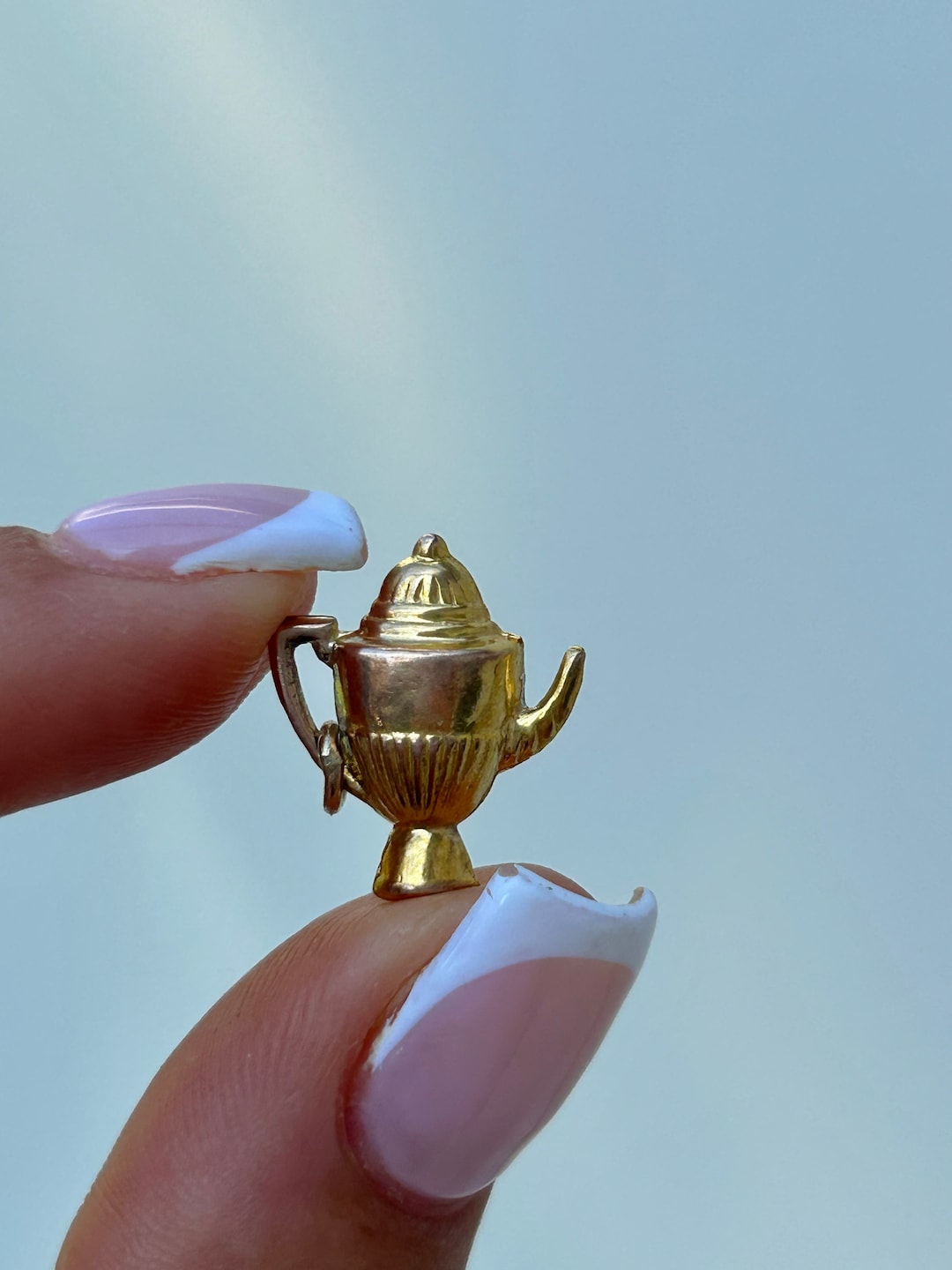 Vintage 9ct Gold Genie Bottle Charm / Pendant - Etsy