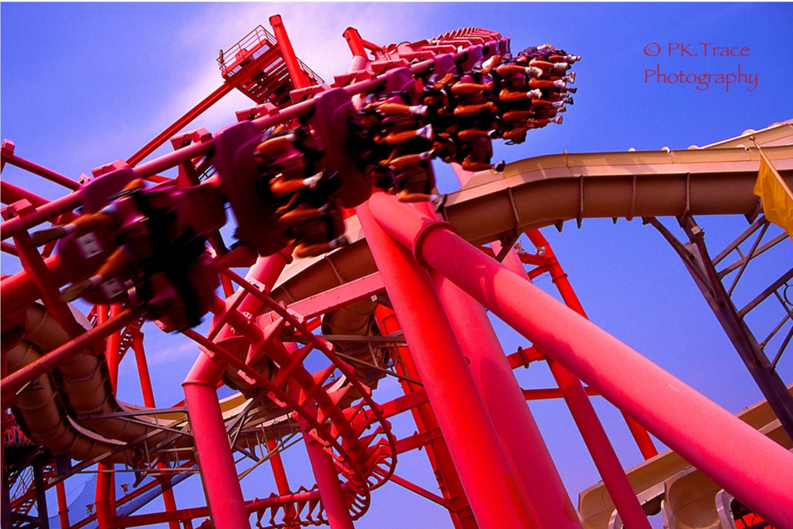 Red Roller Coaster..c - Etsy