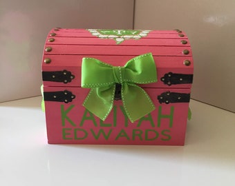 Painted keepsake box | Etsy