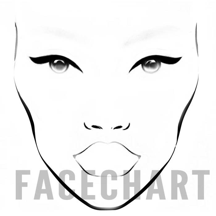 Printable Face Charts For Makeup - Makeup Vidalondon