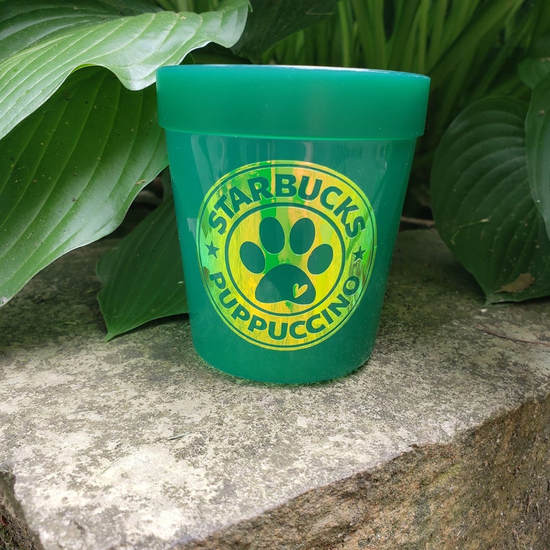 Starbucks Reusable Pup Cup 8 Oz Starbucks Puppuccino - Etsy