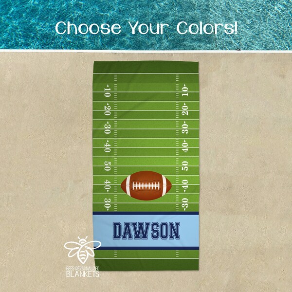 Football Towel - Etsy