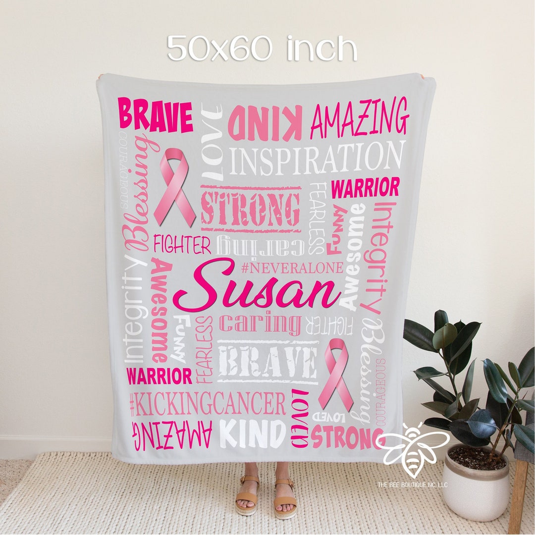 SALE Personalized Cancer Blanket, Pediatric Cancer, Childhood Cancer ...