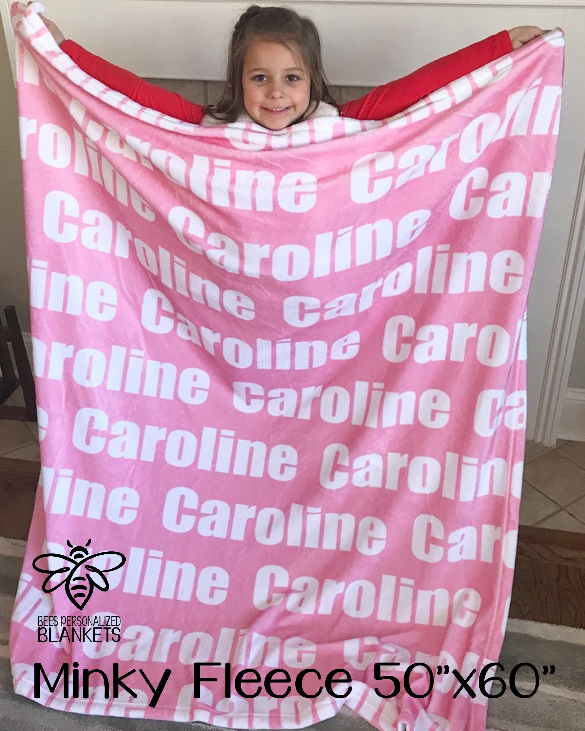 Personalized Blanket Large Print Name Blanket Personalize Baby Personalized Blanket Large Print Name Blanket Personalize Baby