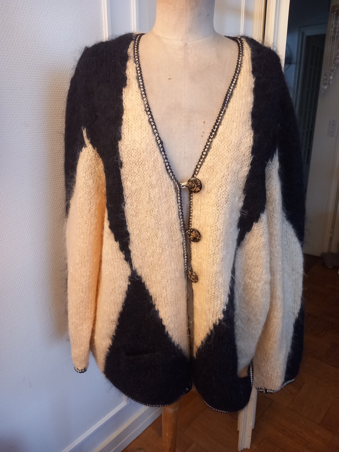 Vintage Anny Blatt Wool Hand Knitted Jacket - Etsy