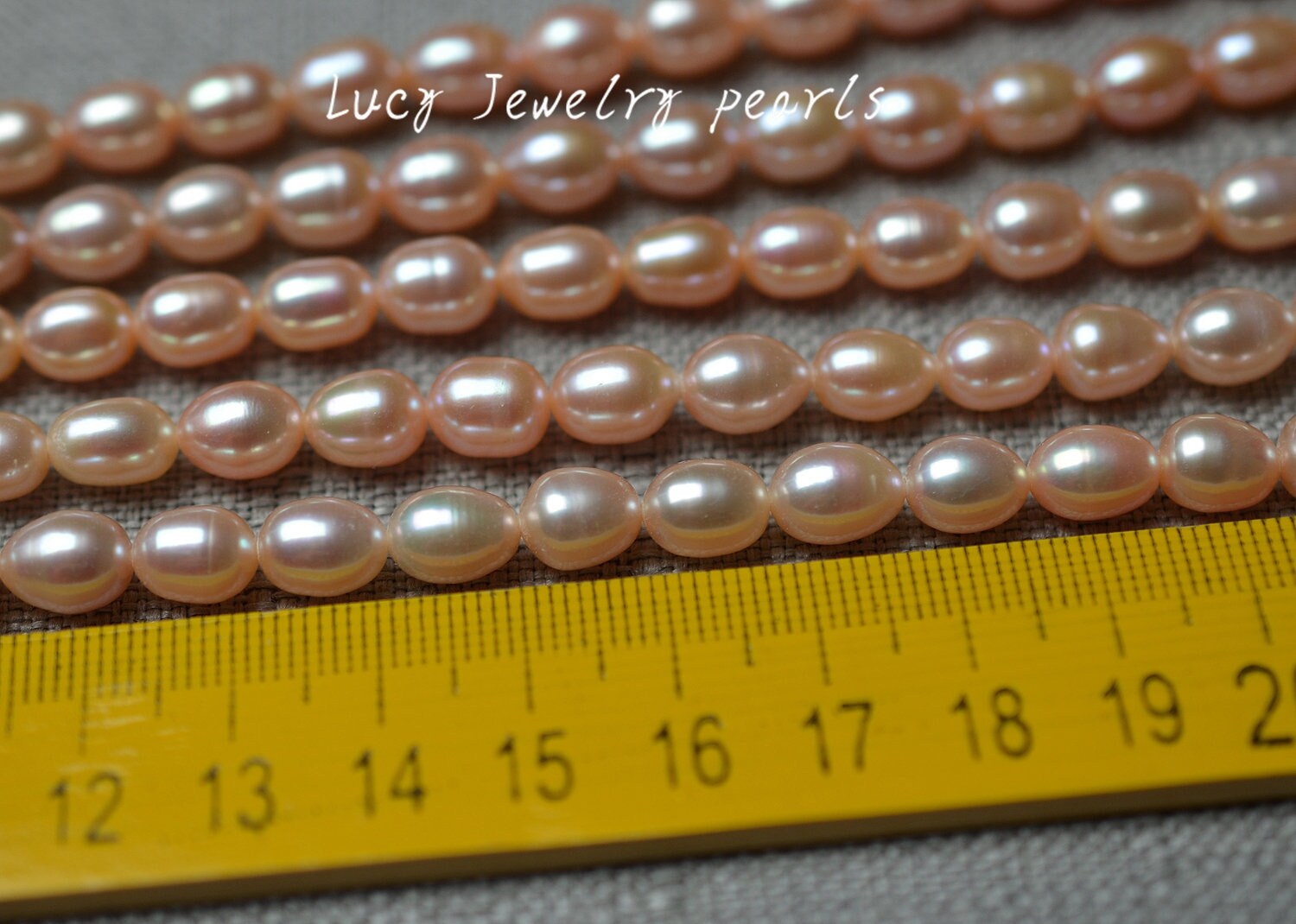 Natural Peach Oval Pearl Necklace Good Pearl 6.5-7mm Wholesale - Etsy