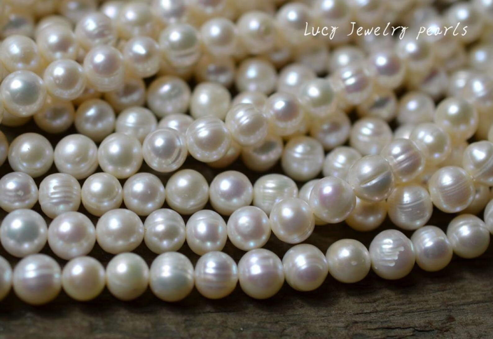 Potato Pearl Necklace 7.5-8.5mm Wholesale Natural White - Etsy