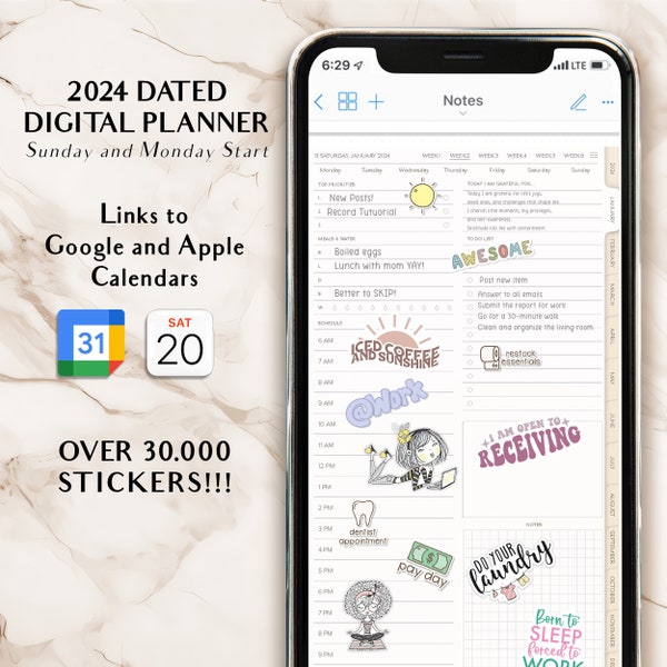 Digital Planner - Etsy