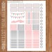 Pink Zebra Planner Stickers Printable,weekly Kit, Stickers for ERIN ...