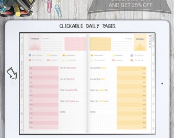 Undated Digital Planner for Goodnotes Notability Planner Digital ...