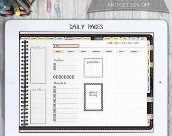 Undated Digital Planner for Goodnotes Notability Planner Digital ...