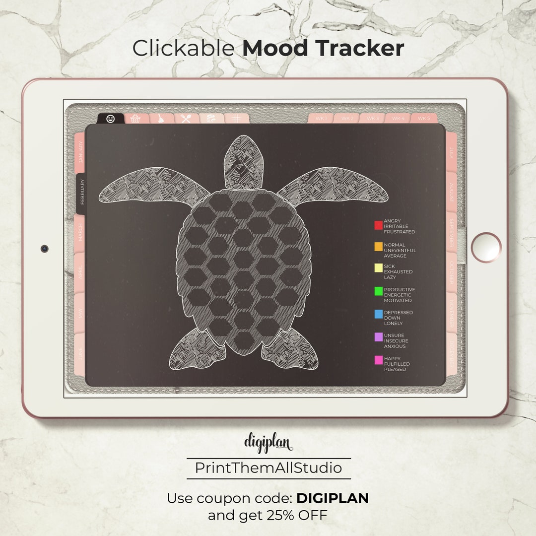 Undated Digital Planner for Goodnotes Notability Planner Digital ...