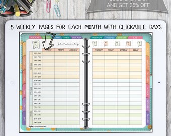Digital Reading Log for Goodnotes With Hyperlinks Digital | Etsy
