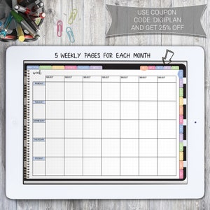 Teacher Digital Planner for Goodnotes Notability Planner Digital ...