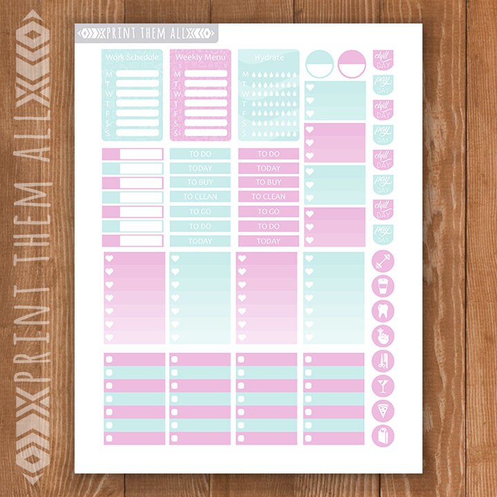 Sewing Planner Stickers Happy Planner Stickers Printable | Etsy