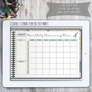 Undated Digital Planner for Goodnotes Notability Planner Digital ...