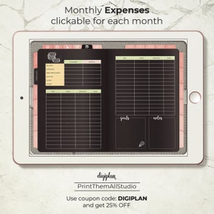 Undated Digital Planner for Goodnotes Notability Planner Digital ...