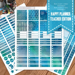 Teacher Planner Stickers, Happy Planner Teacher Edition, Planner ...