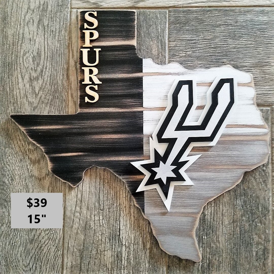 San Antonio Spurs Rustic Sign - Etsy