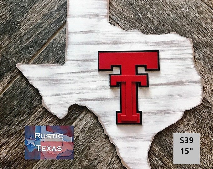 Texas Tech Rustic Sign | Etsy