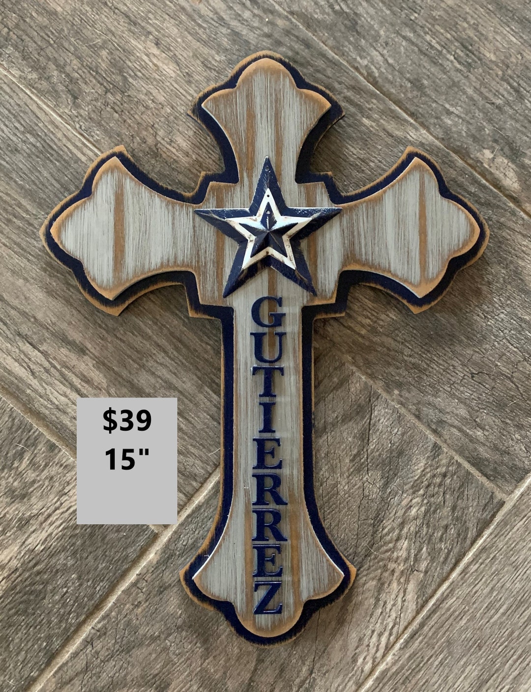 Dallas Cowboys Cross - Etsy
