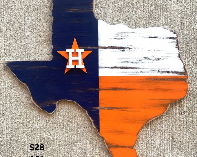 Houston Astros Rustic Sign - Etsy