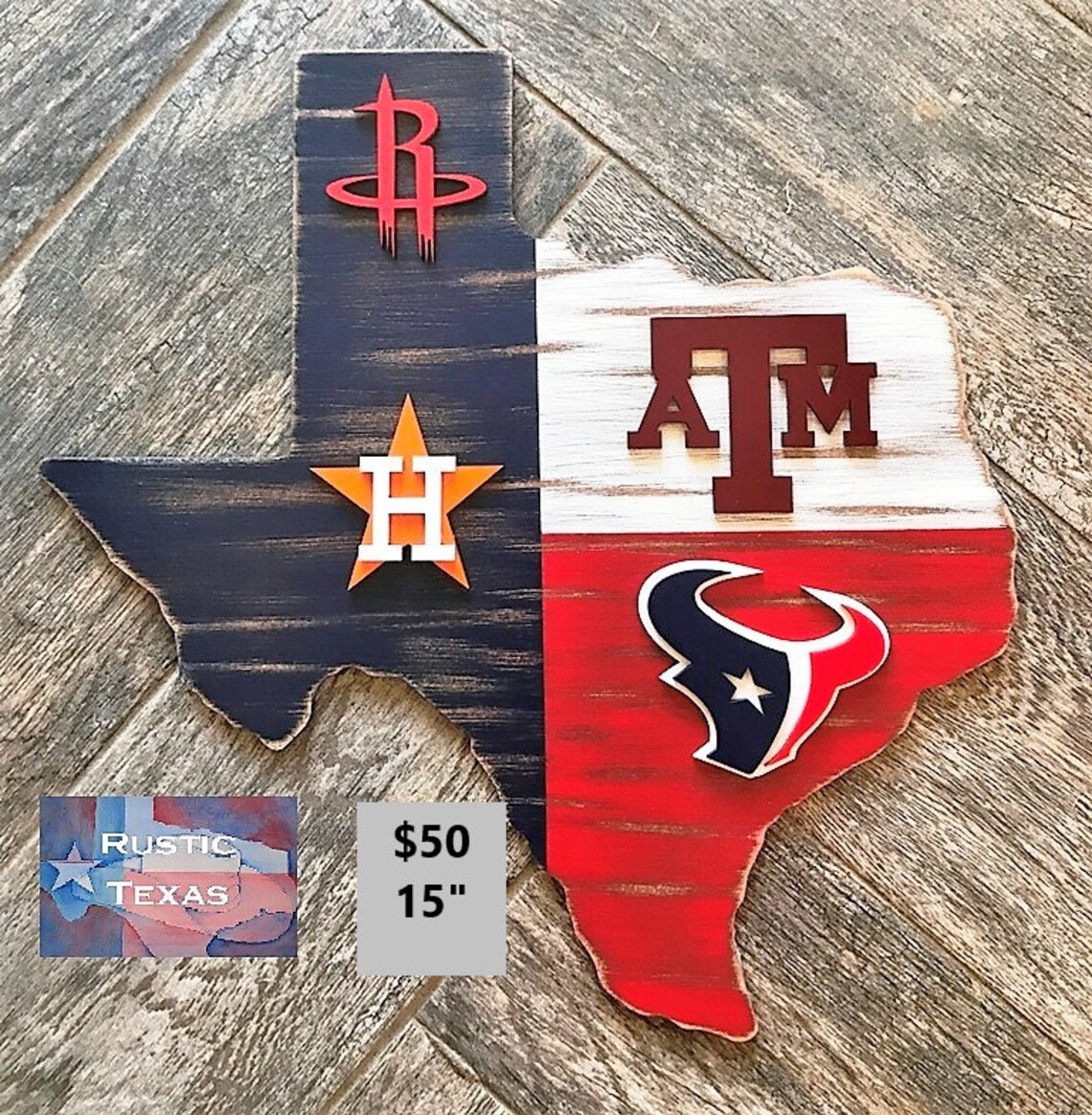 Rustic 4 Team Sign different Options | Etsy