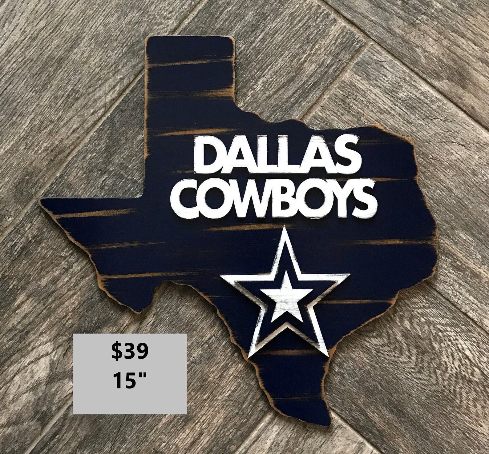 Dallas Cowboys Rustic Sign | Etsy