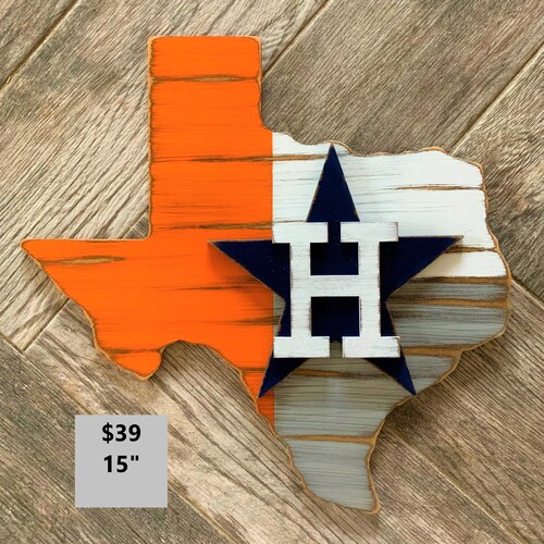 Houston Astros Rustic Sign - Etsy