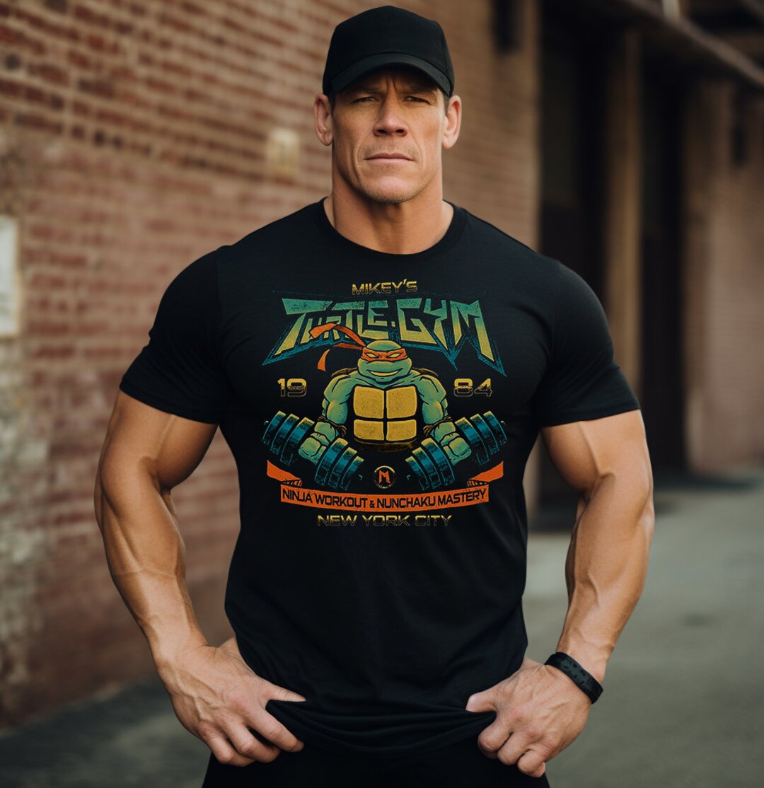 Mickey's Gym T Shirt for Men - TV, Movie & Cartoon Themed Workout ...