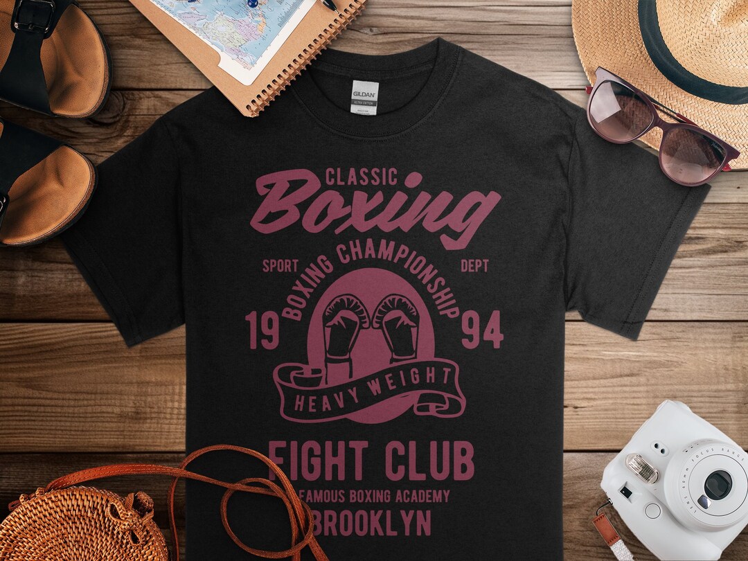Vintage Boxing T-shirt: Retro Fight Club Graphic Tee - Etsy