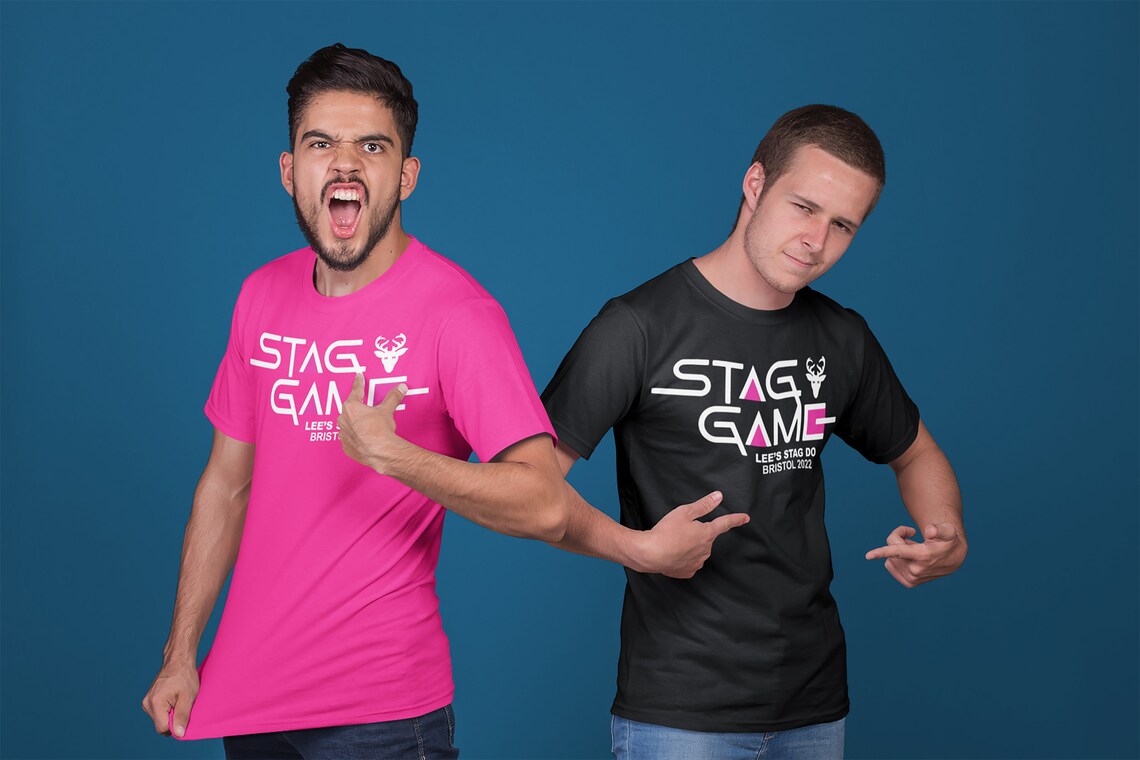 Personalized Stag Game T-shirt: Custom Groom Party Tee - Etsy