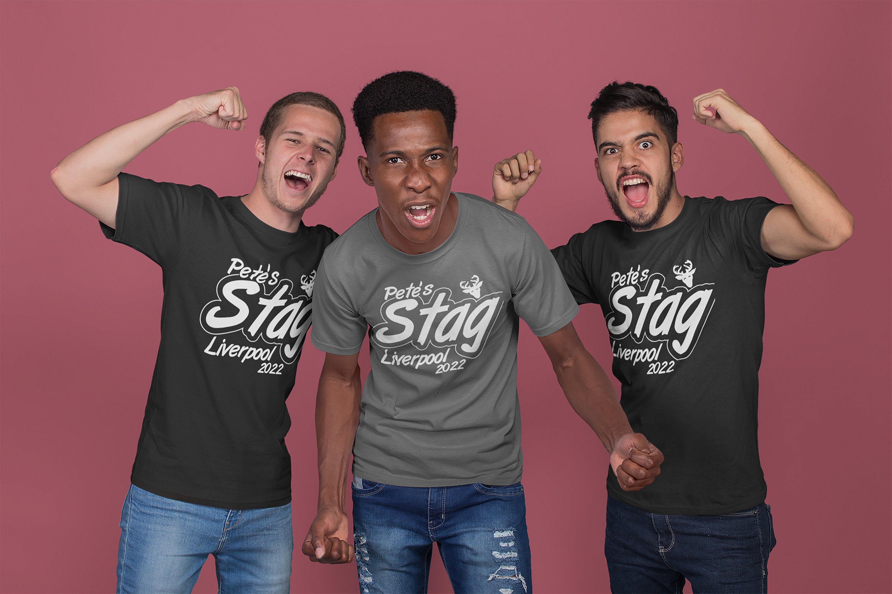 Personalised Stag Do T Shirt For Men Custom Printed Photo Etsy Uk