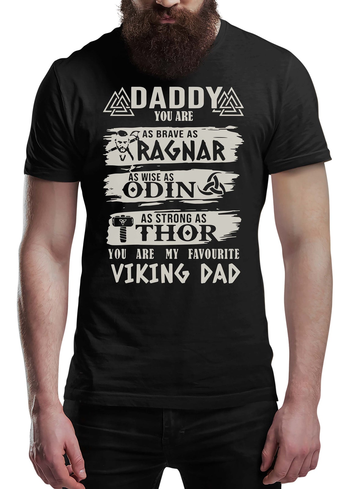 Viking Dad Thor Ragna Odin T-shirt Epic Valhalla Vikings Tee - Etsy