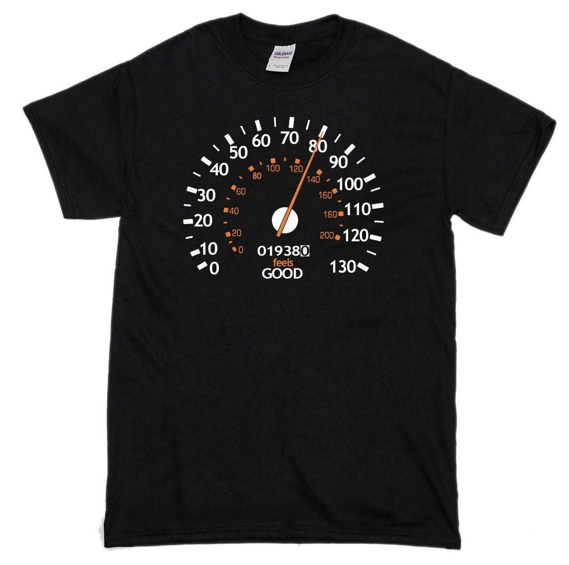 80th Birthday T-shirt Speedometer Men's Comedy T-shirts - Etsy