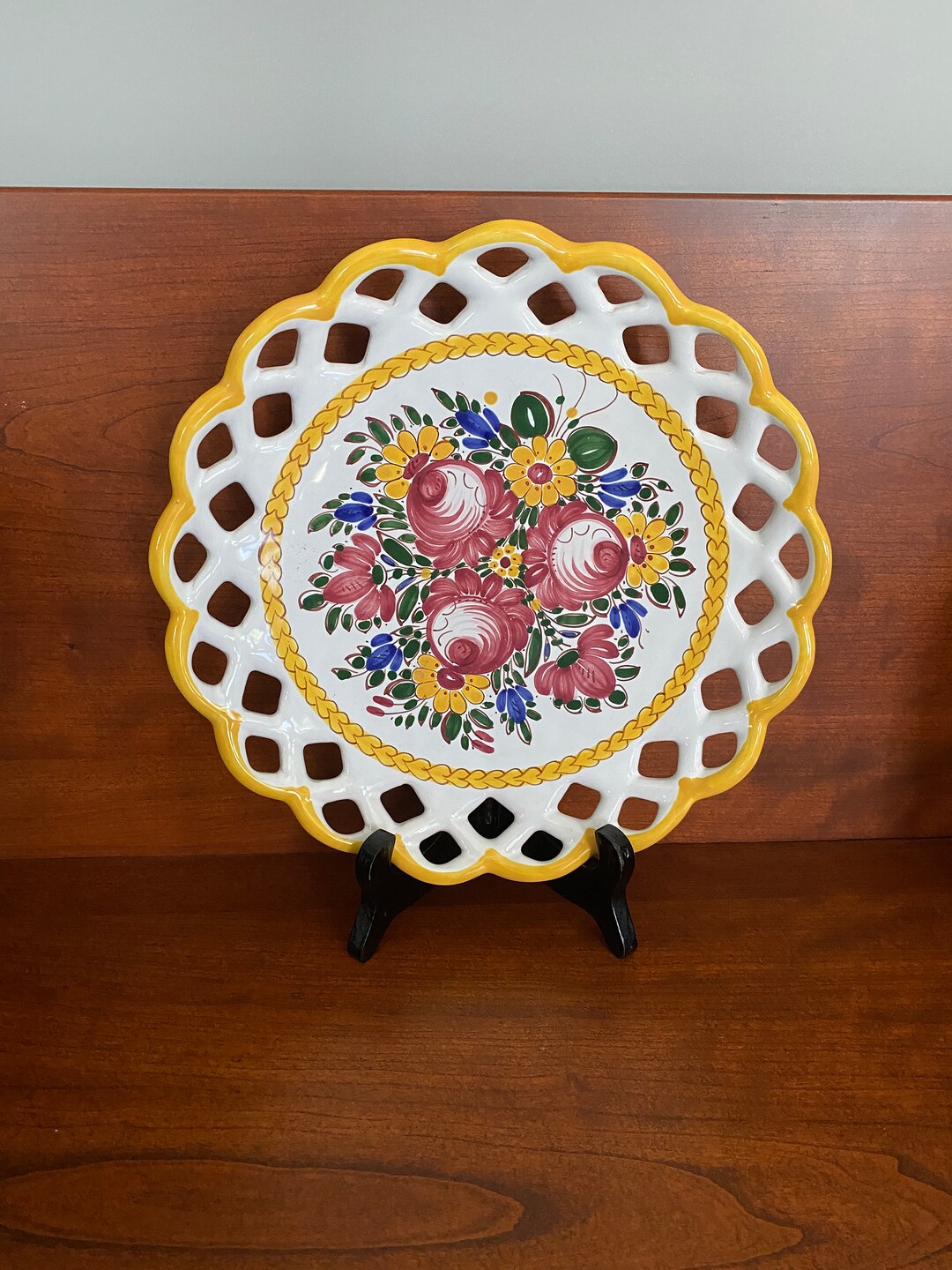 Modra Folk Majolika Plate - Etsy