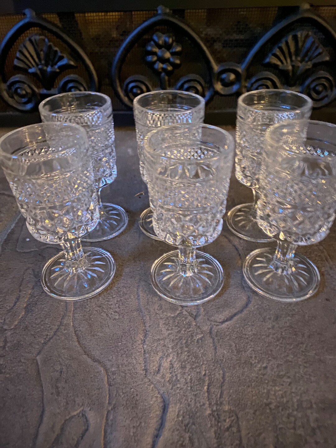 Six Anchor Hocking Wexword Cordial Glasses - Etsy